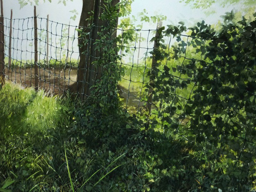 Пазл «Заборчик» из 140 элементов | Собрать онлайн пазл №179390