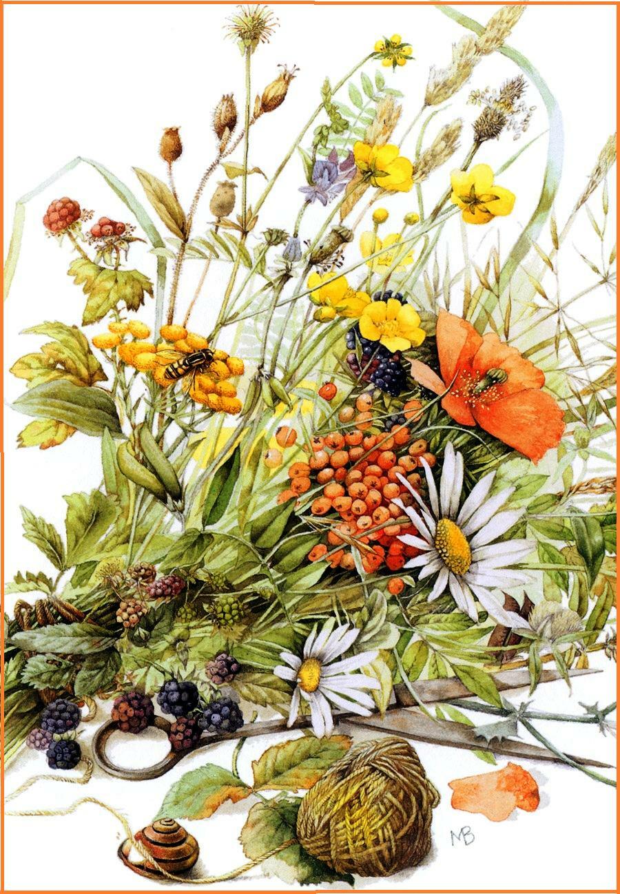 Пазл «Деревенский букет» из 234 элементов | Собрать онлайн пазл №19280