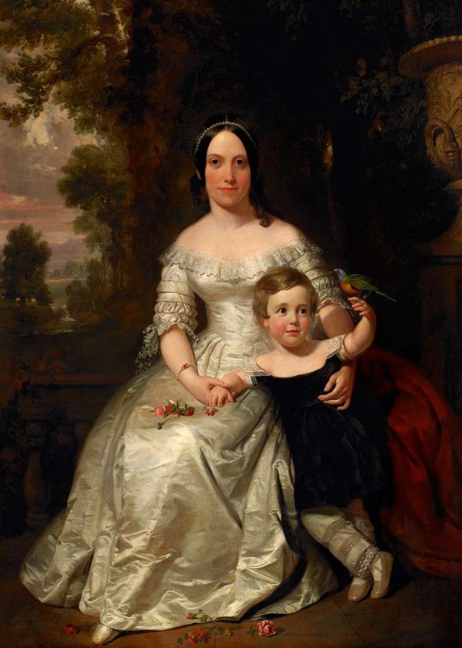 Пазл « Эмма Таун Фульке с сыном --» из 315 элементов | Собрать онлайн ...