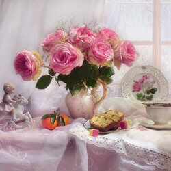 Пазл Шелковая роза — собрать пазл онлайн