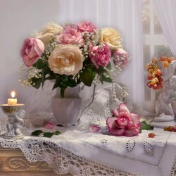 Пазл Розы — собрать пазл онлайн