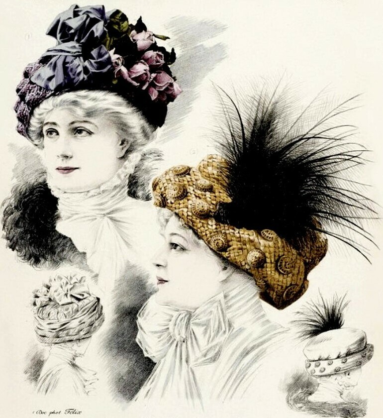 Пазл «Дама в шляпке» из 132 элементов | Собрать онлайн пазл №242178