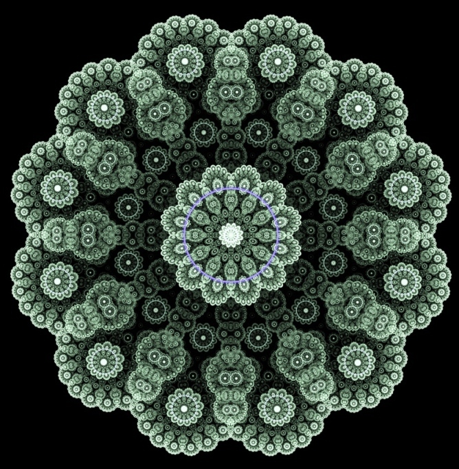 Пазл «Мандала» из 121 элементов | Собрать онлайн пазл №247384