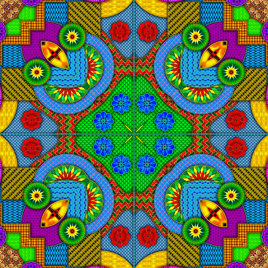 Пазл «Калейдоскоп» из 784 элементов | Собрать онлайн пазл №254125
