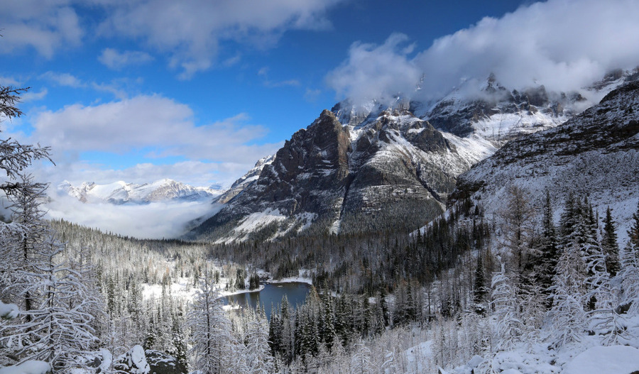 Пазл «Зимние горы» из 170 элементов | Собрать онлайн пазл №257040