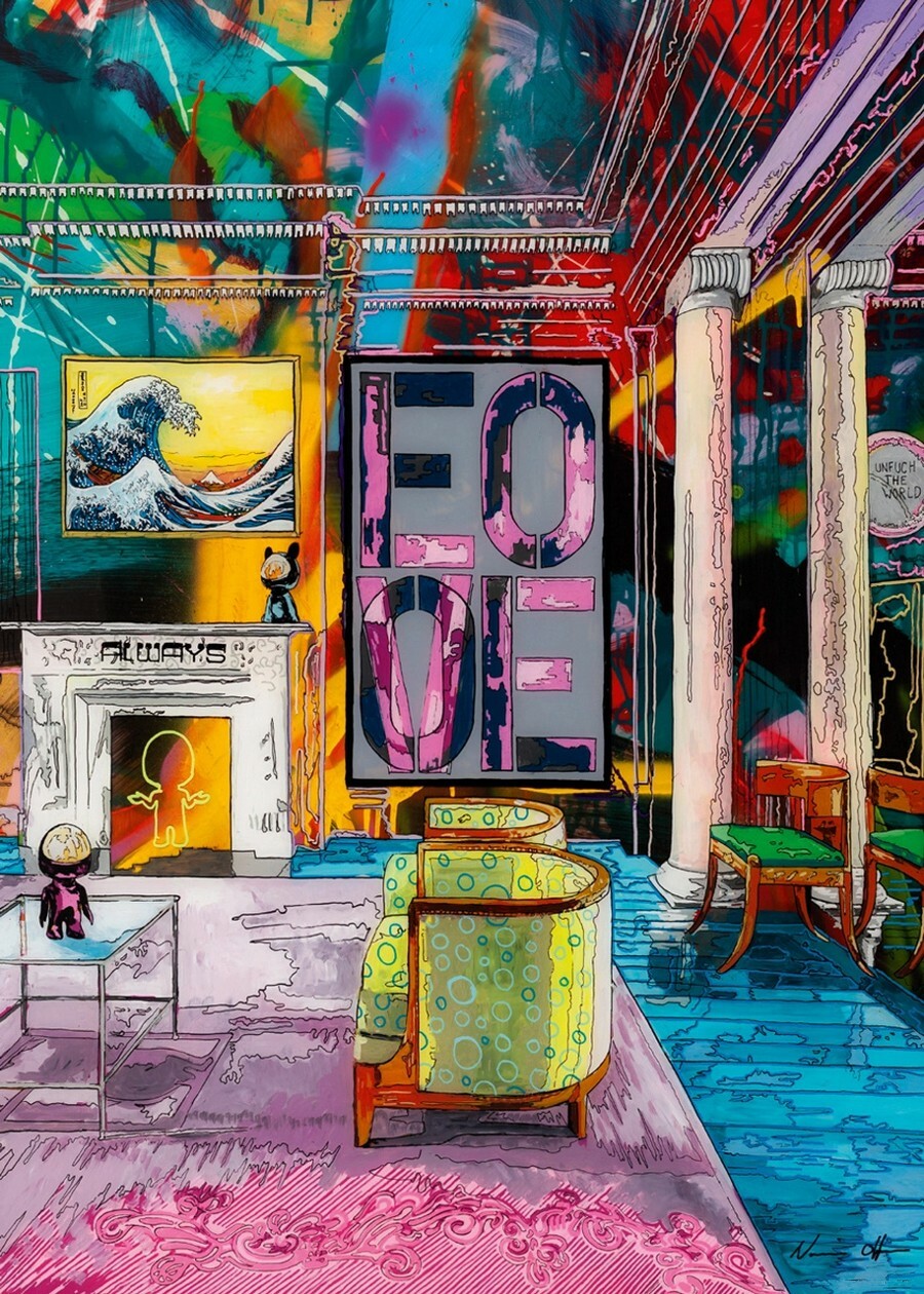 Пазл «Интерьер с волной» из 315 элементов | Собрать онлайн пазл №260298