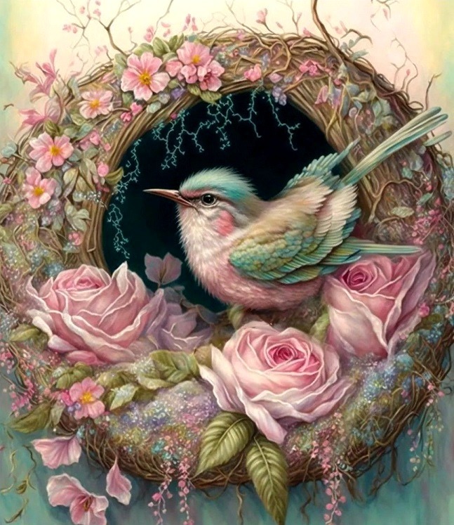 Пазл «Гнездо» из 110 элементов | Собрать онлайн пазл №276007