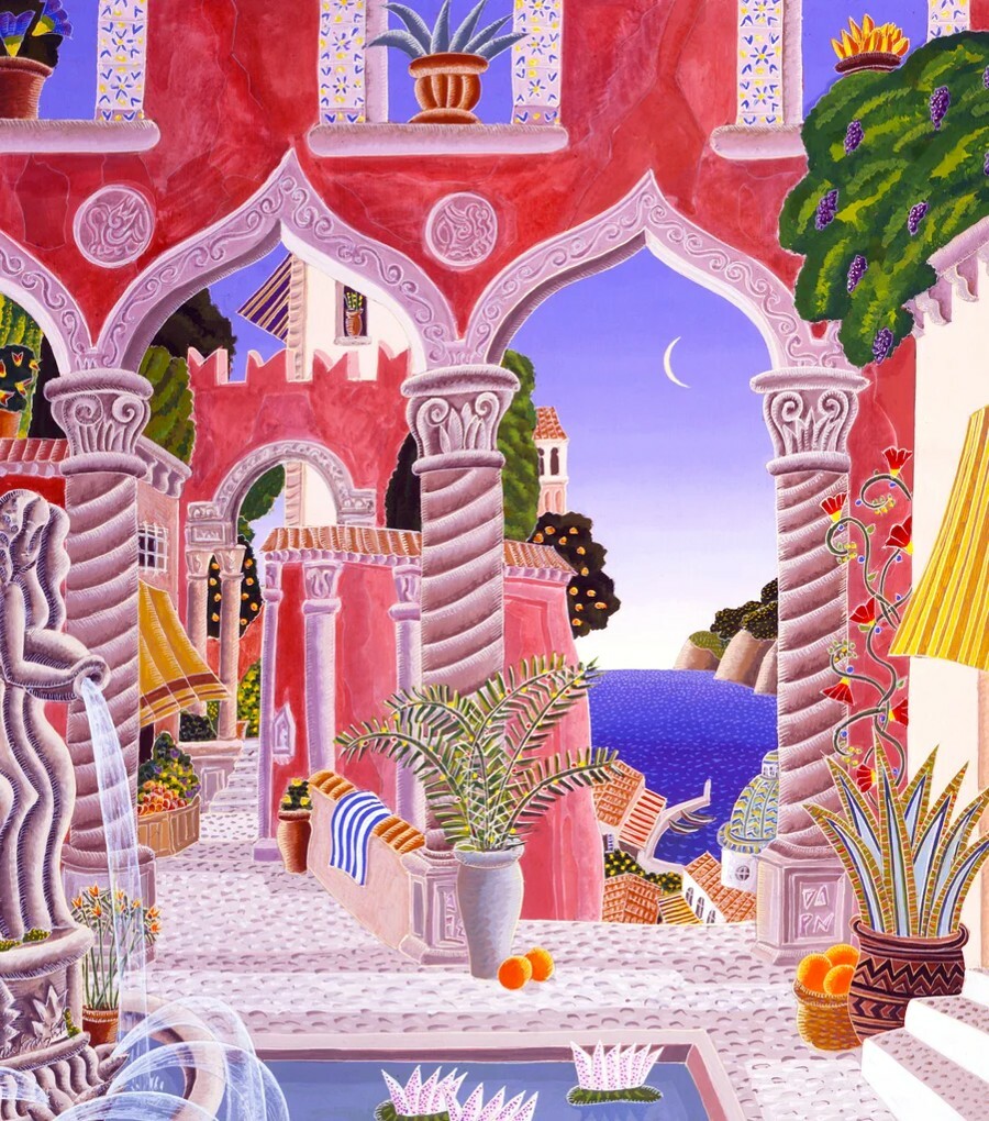 Пазл «Марокканский сад» из 255 элементов | Собрать онлайн пазл №278599