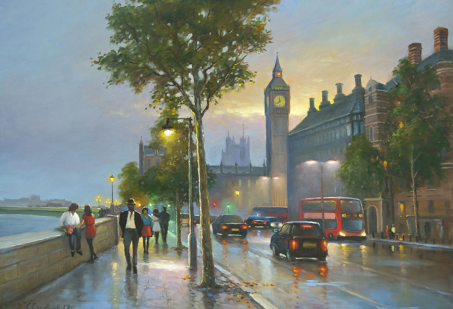 Пазл «Вечерний Лондон » из 330 элементов | Собрать онлайн пазл №278733