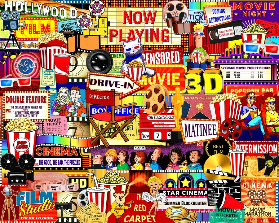 Пазл «Магия кино» из 720 элементов | Собрать онлайн пазл №278764