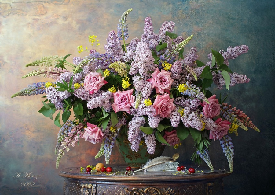 Пазл «Натюрморт с цветами » из 315 элементов | Собрать онлайн пазл №280642