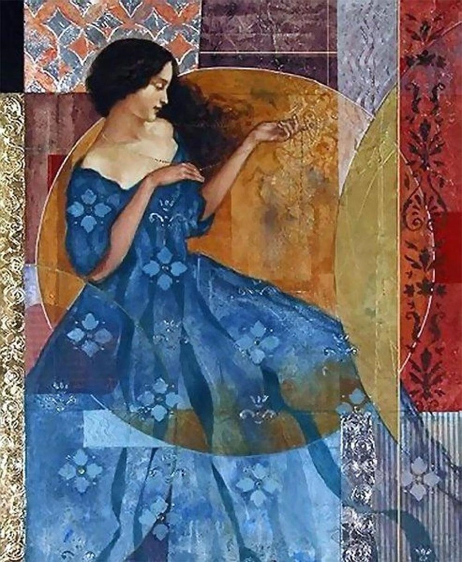 Пазл «Золотая нить» из 304 элементов | Собрать онлайн пазл №283642