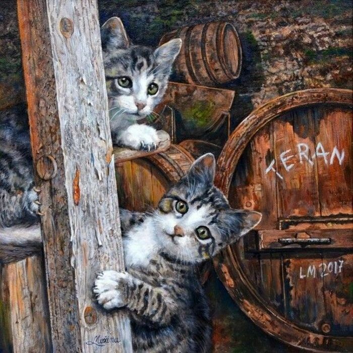 Пазл «Спрятались» из 196 элементов | Собрать онлайн пазл №284195