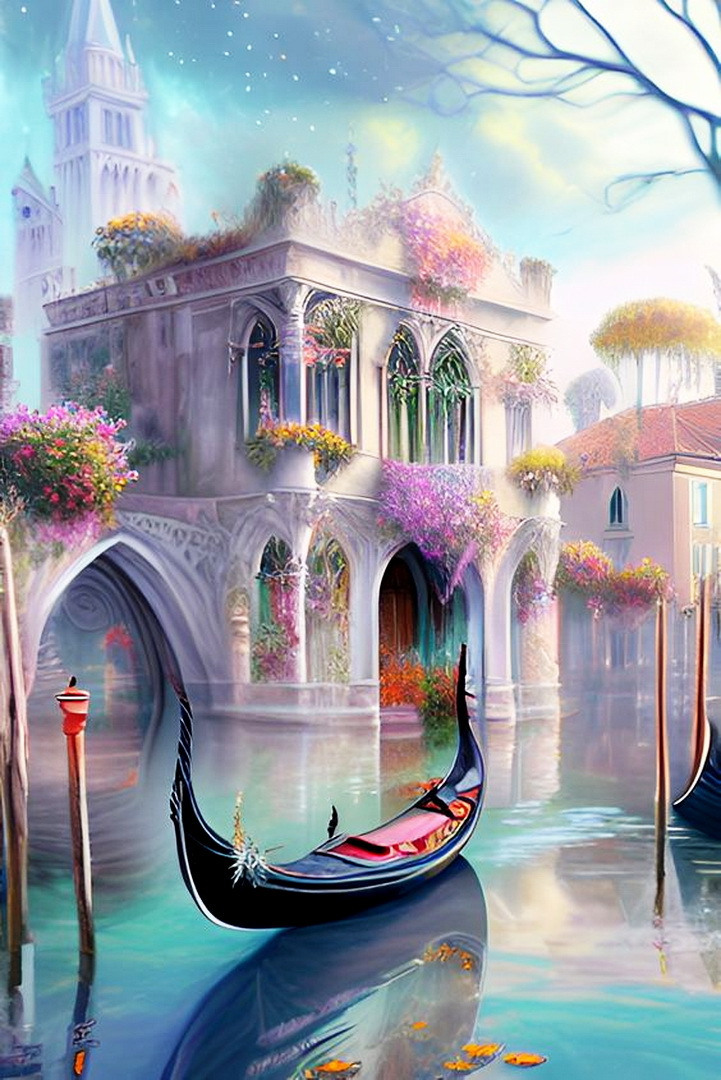 Пазл «По каналам Венеции » из 216 элементов | Собрать онлайн пазл №286195
