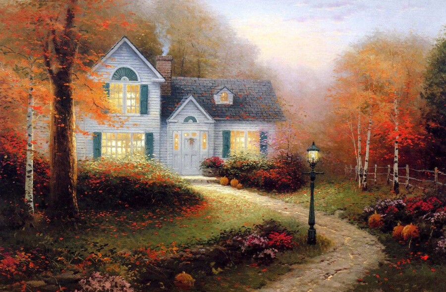 Пазл «Прекрасная осень» из 888 элементов | Собрать онлайн пазл №29409