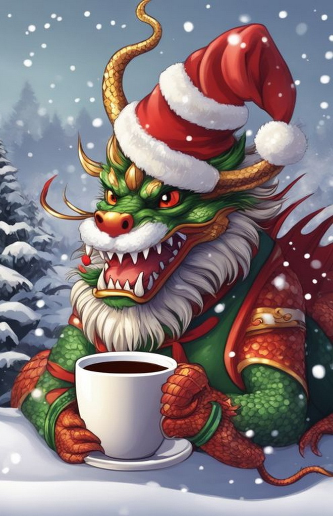 Пазл «Новогодний дракон » из 187 элементов | Собрать онлайн пазл №290777