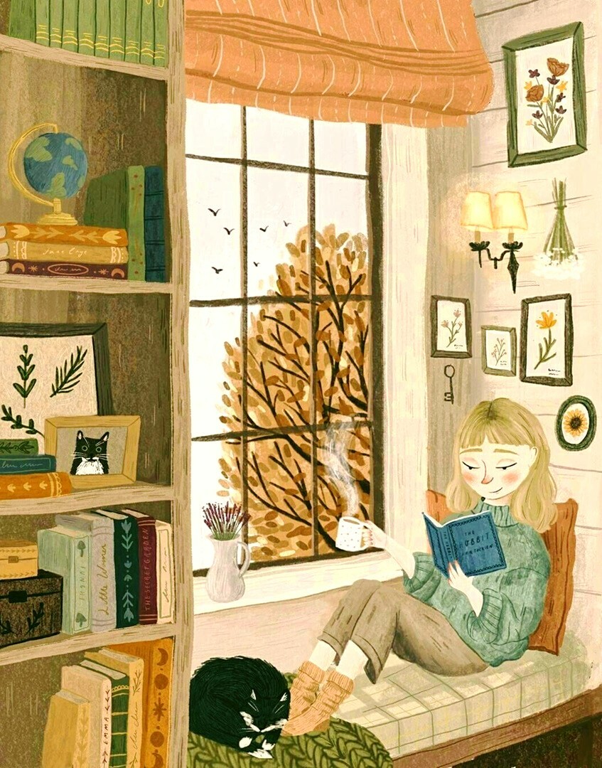 Пазл «За окном - осень » из 252 элементов | Собрать онлайн пазл №290951