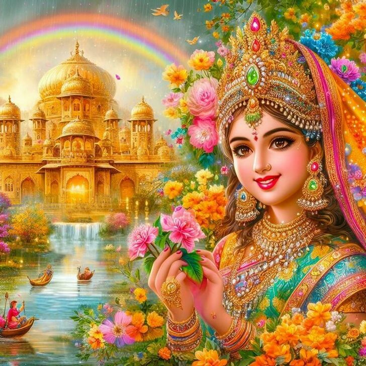 Пазл «Лакшми» из 169 элементов | Собрать онлайн пазл №295229