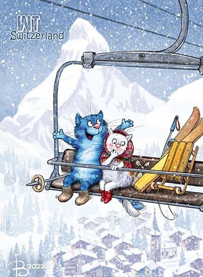 Пазл «Василий и Мурочка в Швейцарии» из 165 элементов | Собрать онлайн ...