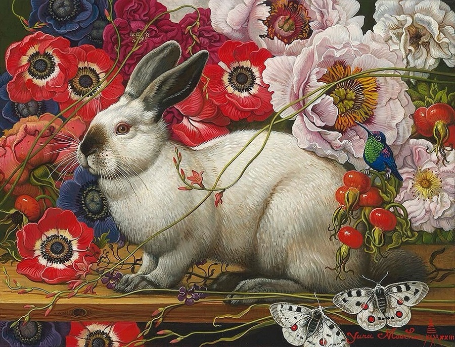 Пазл «Пасхальный кролик» из 221 элементов | Собрать онлайн пазл №296869