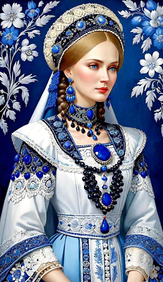 Пазл «Русская красавица» из 209 элементов | Собрать онлайн пазл №305337