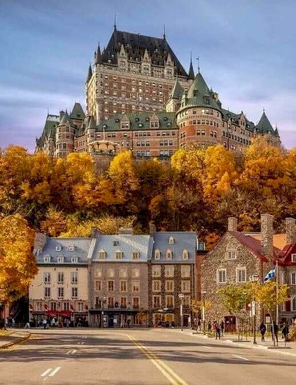 Пазл «Осень у замка Фронтенак» из 130 элементов | Собрать онлайн пазл ...