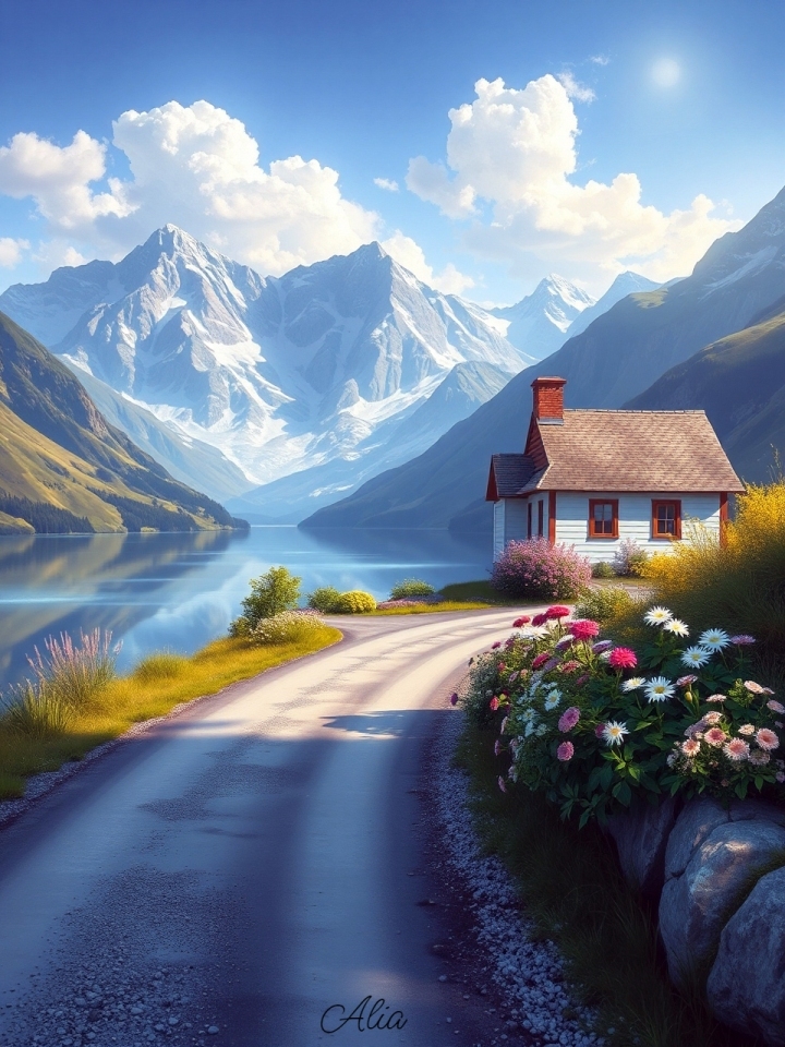 Пазл «Дорога в горы» из 192 элементов | Собрать онлайн пазл №326403