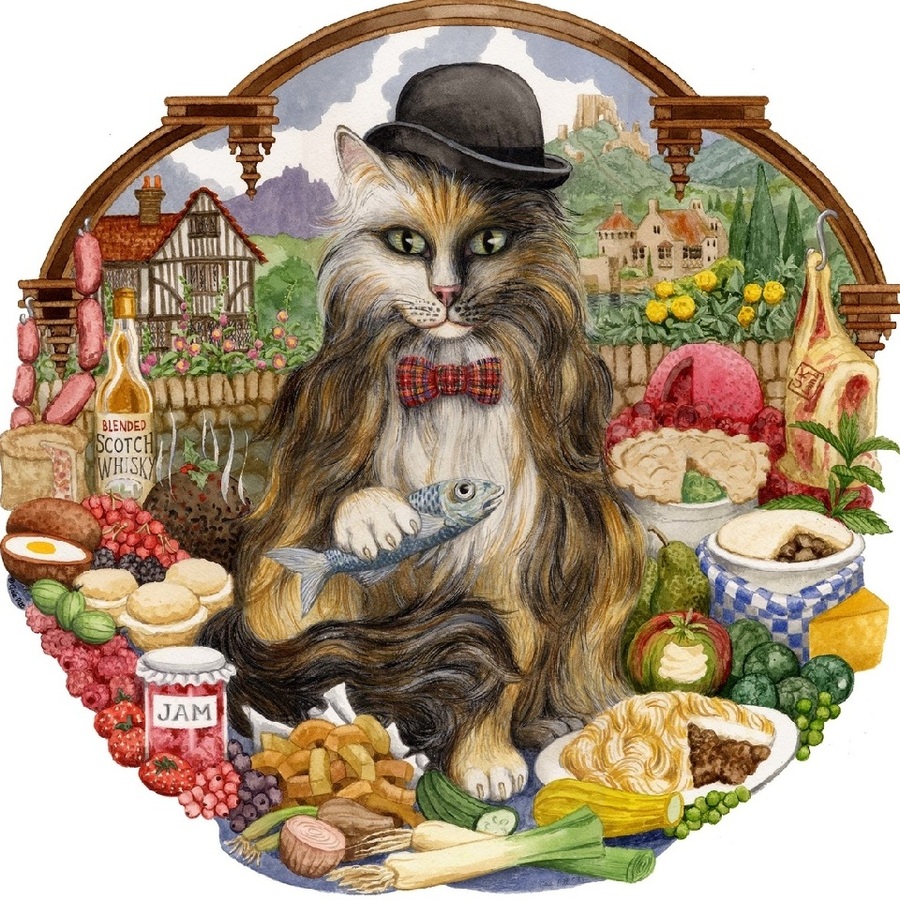 Пазл «Британский кот» из 256 элементов | Собрать онлайн пазл №330846