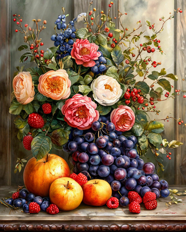 Пазл «Натюрморт» из 180 элементов | Собрать онлайн пазл №331188