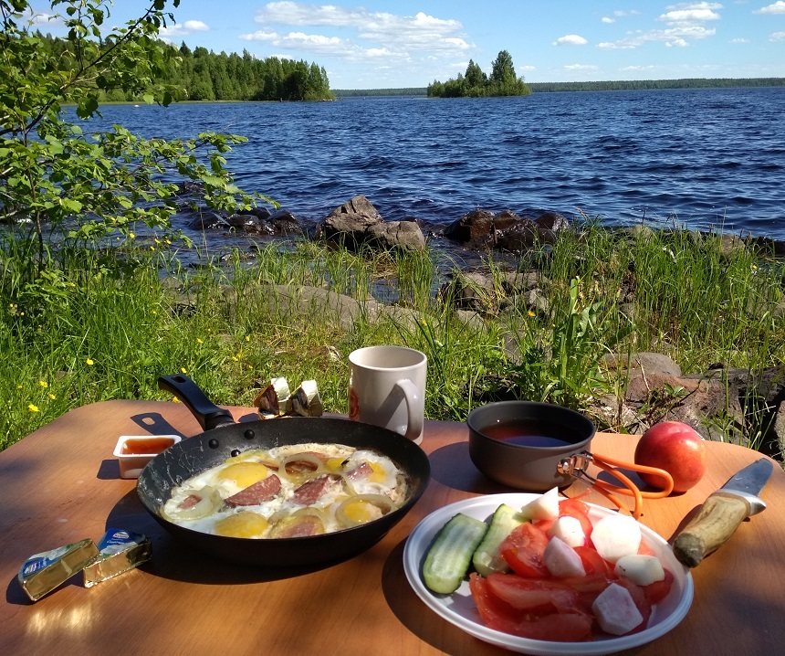 Пазл «Пикник на берегу» из 154 элементов | Собрать онлайн пазл №331253