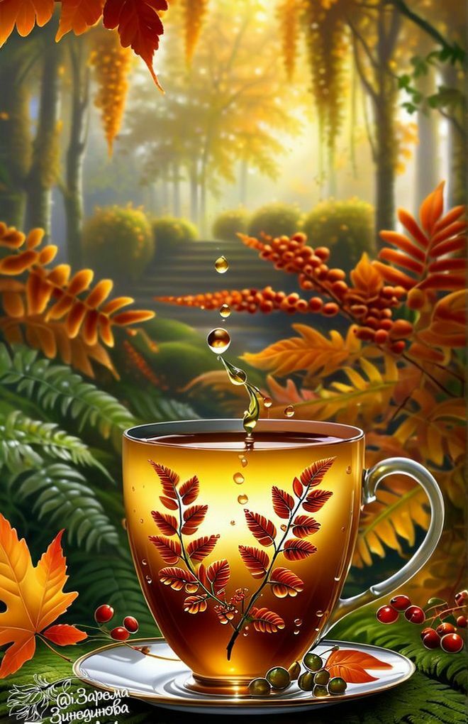 Пазл «Осенний чай» из 187 элементов | Собрать онлайн пазл №339086 бесплатно
